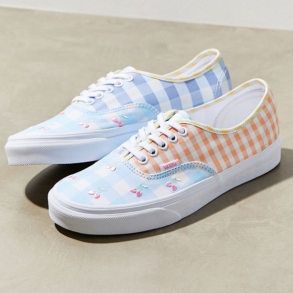 Vans | Shoes | Nwt Vans Cherry Embroidered Pastel Rainbow Authentic ...